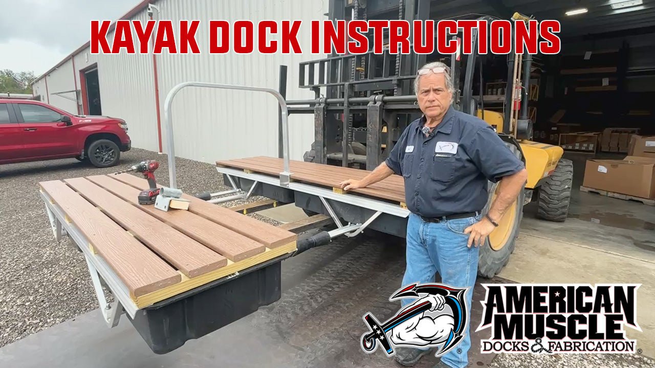 Kayak Launch Dock Instruction Video – American Muscle Docks