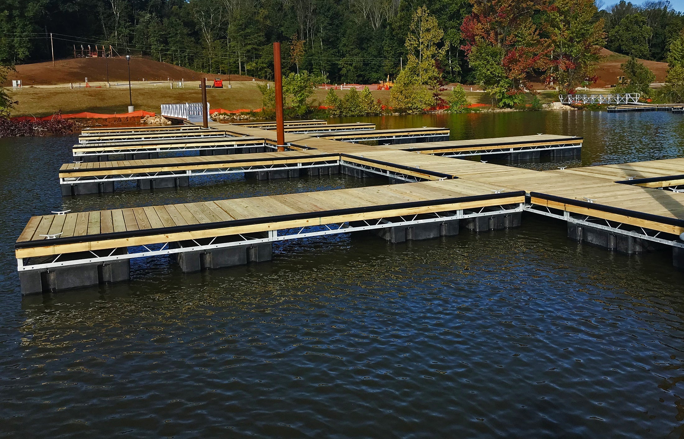 Steel Truss Dock Frames & Hardware | American Muscle Docks & Fabrication