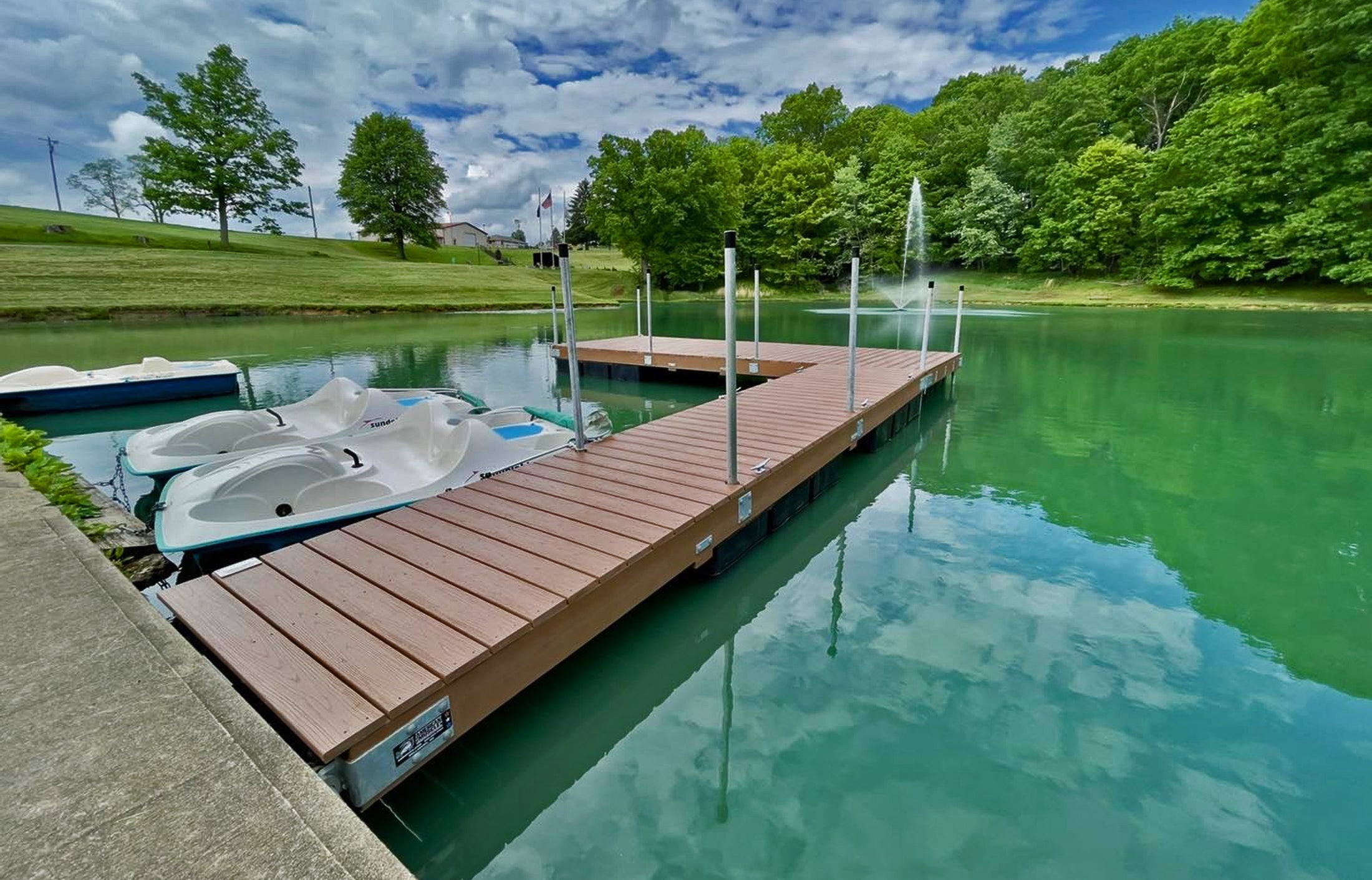 Standard Wood Dock Hardware - Traditional Dock Construction – American ...