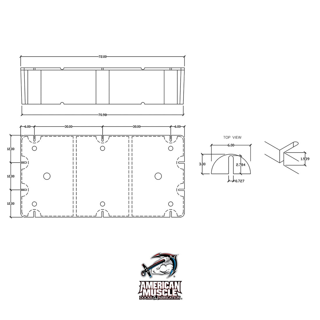 Float Drum - 3' x 6' – American Muscle Docks