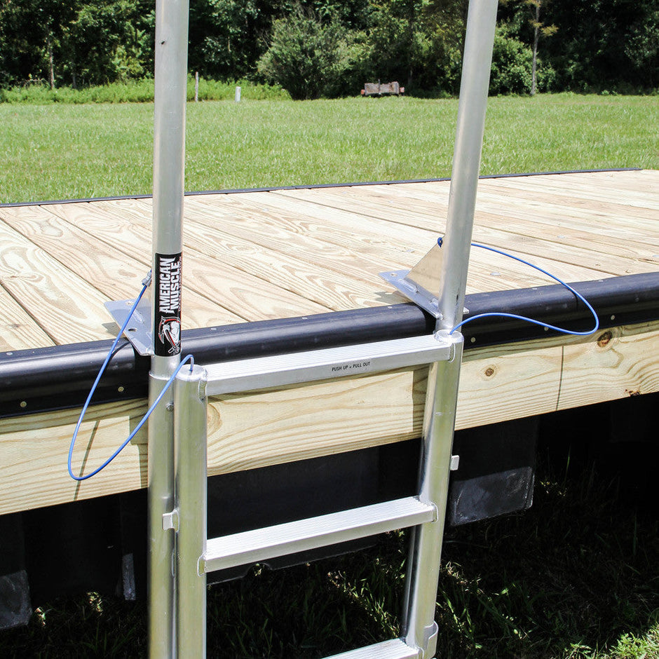 Dock Ladders: Straight, Lift & Retractable Ladders – American Muscle Docks