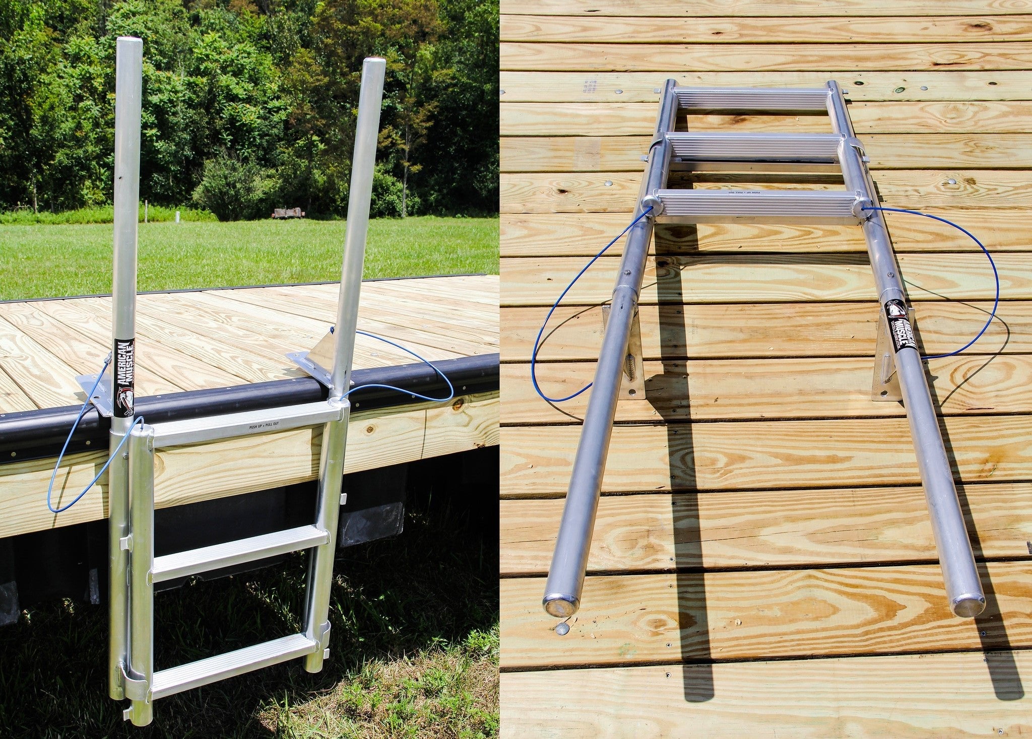 Finger Pier Lift Dock Ladder - Boat Dock – American Muscle Docks