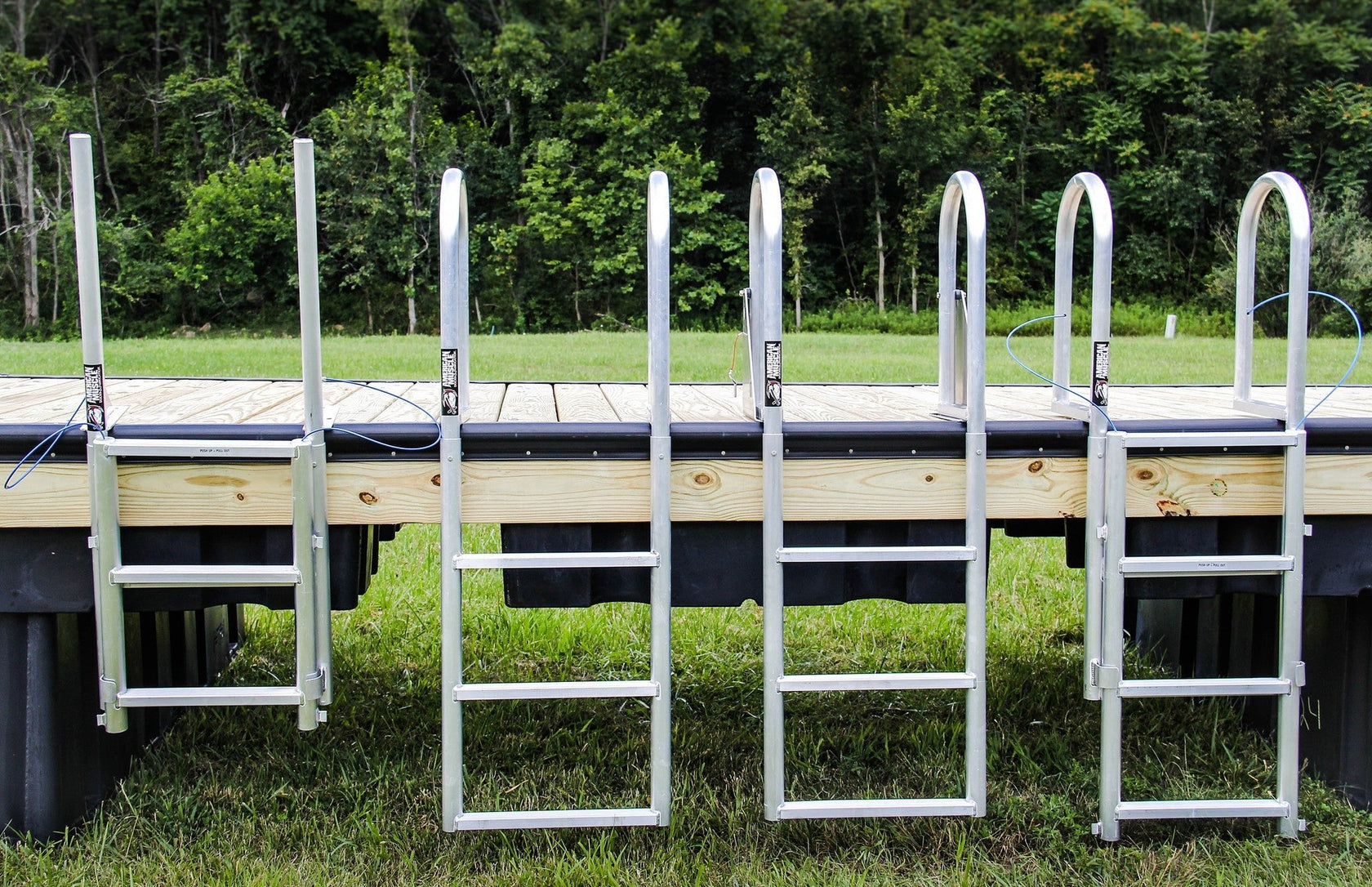 Retractable Lift Dock Ladder - Boat Dock Accessories – American Muscle ...